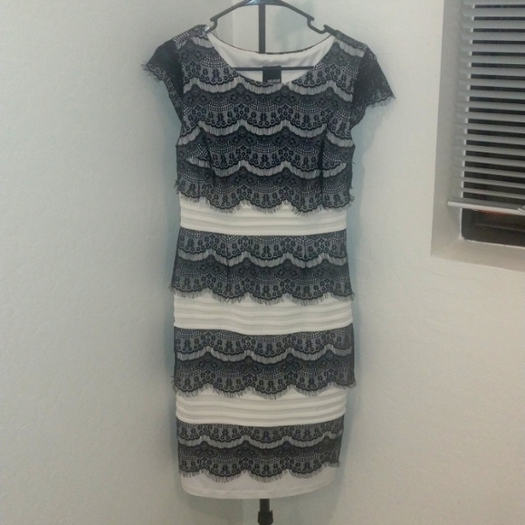 melrose | Dresses | Melrose Overlay Lace White Dress | Poshmark